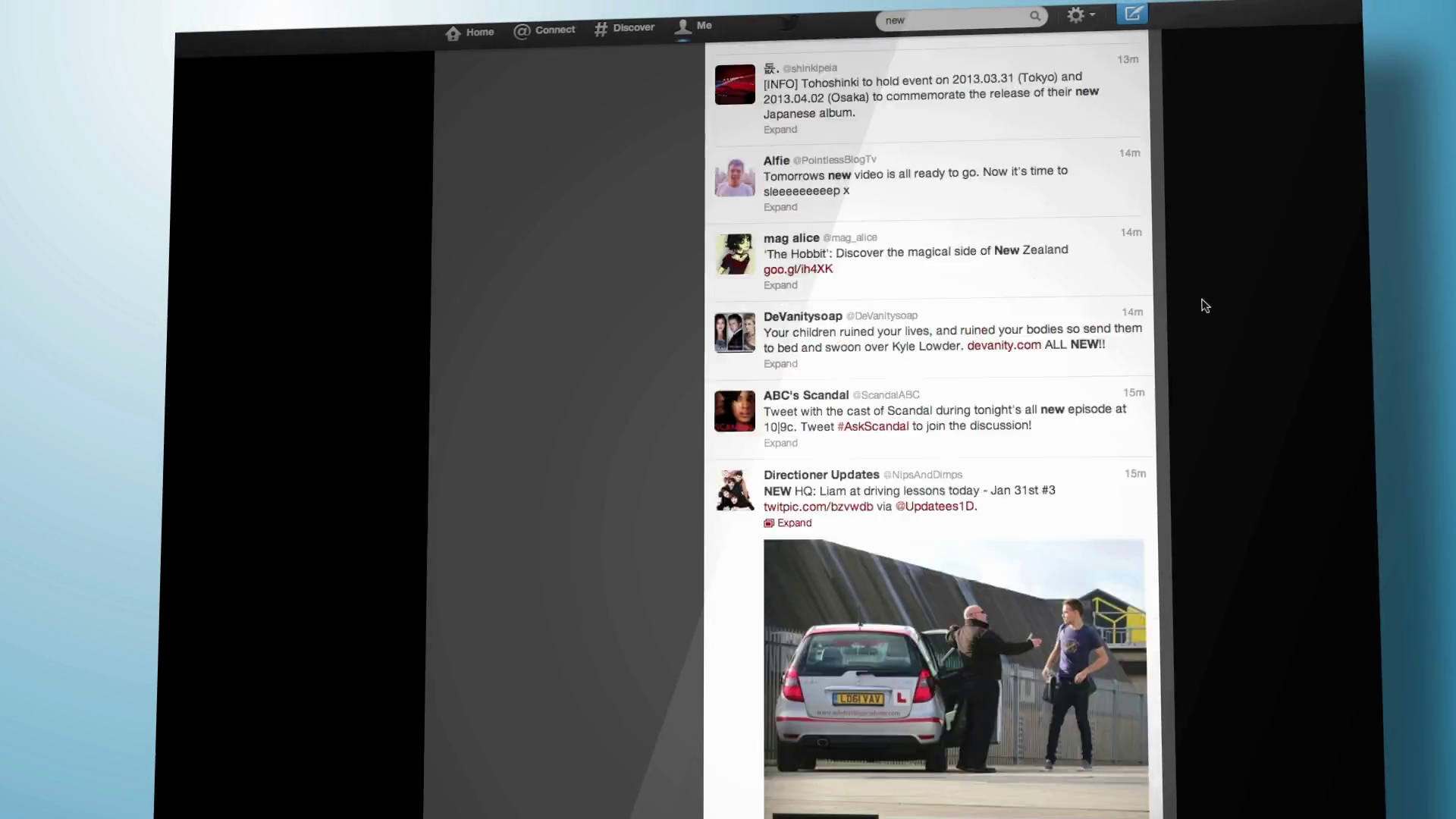 Scrolling Through Twitter Pages Motion Background 00:14 SBV-300154696 ...