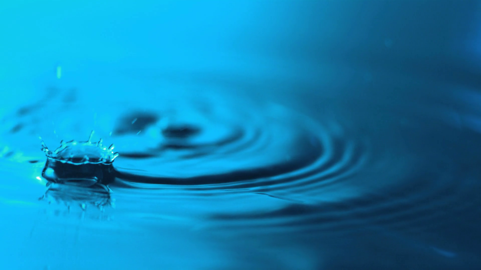 Slow Motion Blue Puddle Drops Stock Footage SBV-300019890 - Storyblocks