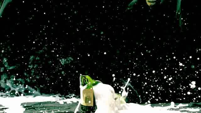 Champagne Bottle Exploding In Slow Motion Stock Footage: Royalty-Free Video Clips - Storyblocks
