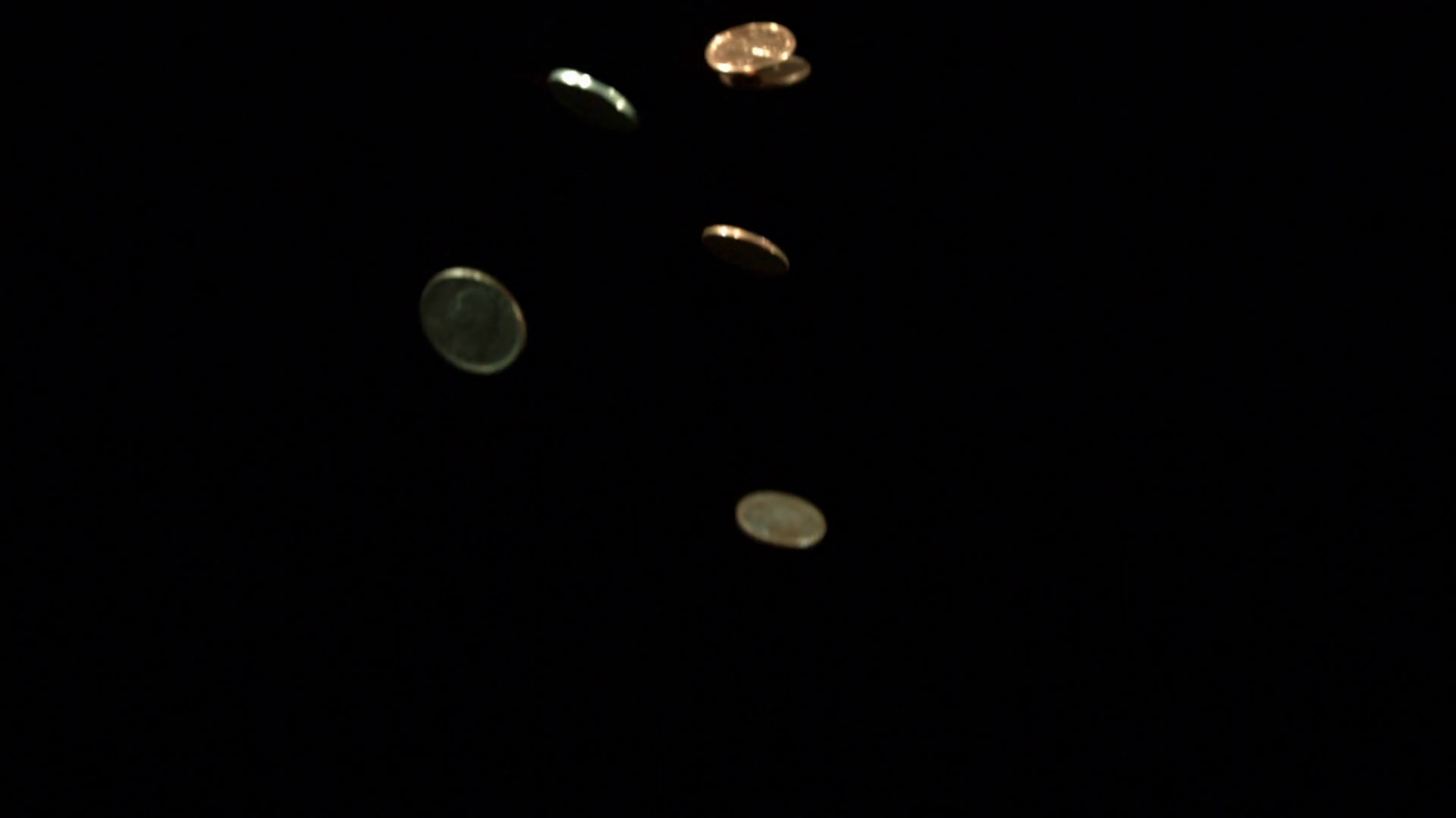 Slow Motion Falling Coins 3 Stock Footage SBV-300146240 - Storyblocks