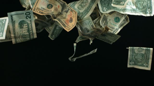 Money Falling Stock Video Clips & Footage - Storyblocks
