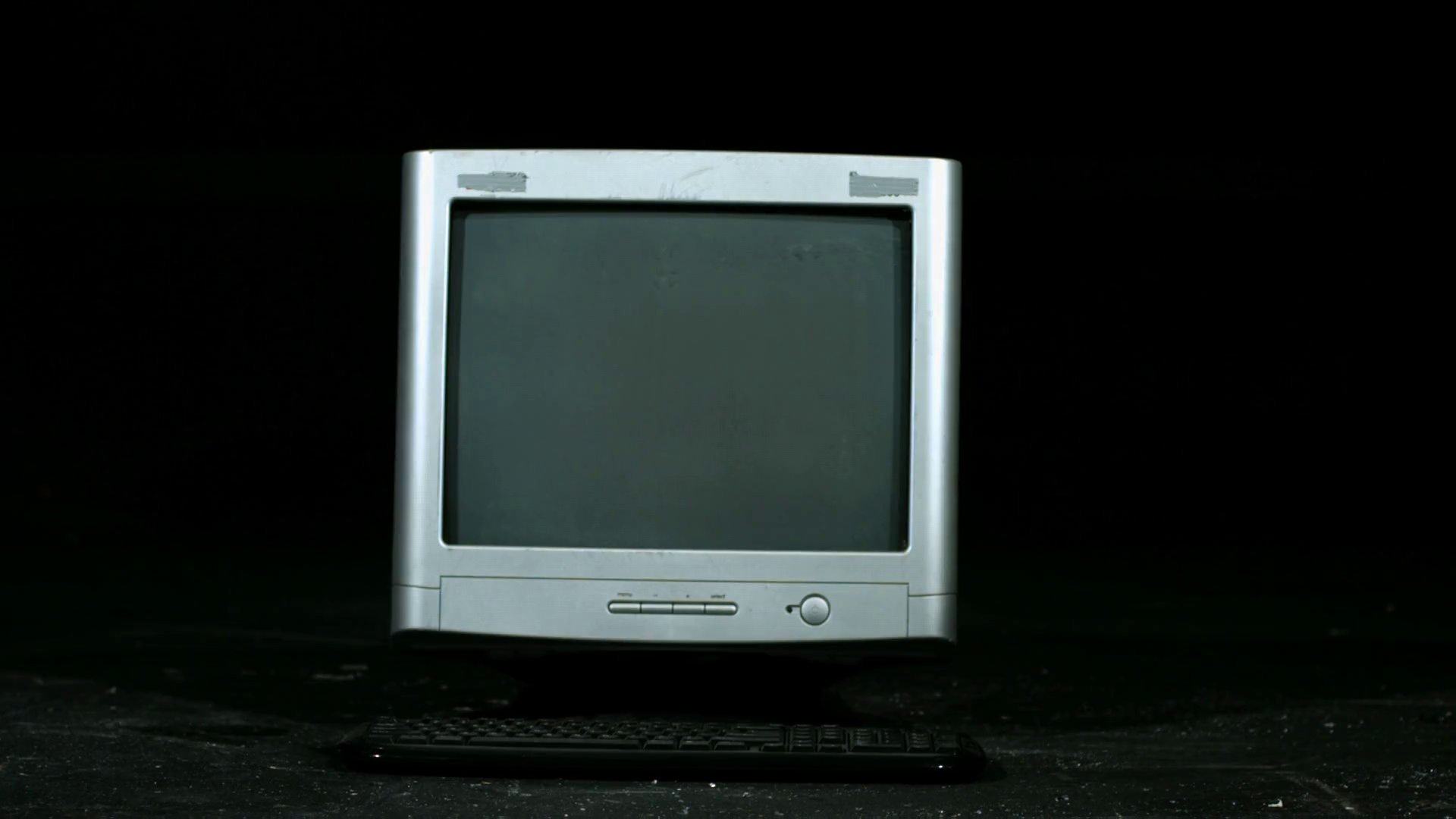 Slow Motion Smashing Old Computer Monitor Stock Footage SBV-300019810 ...