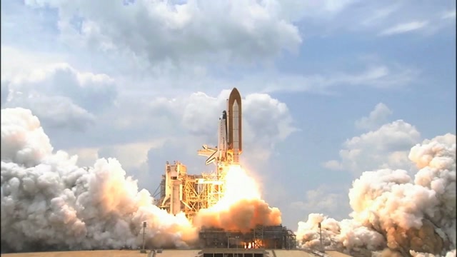 Space Shuttle Lift Off Stock Footage: Royalty-Free Video Clips ...