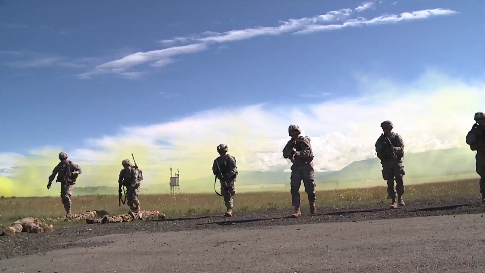 Special Forces Soldiers Walk Towards Camera Stock Footage SBV-301890279 ...