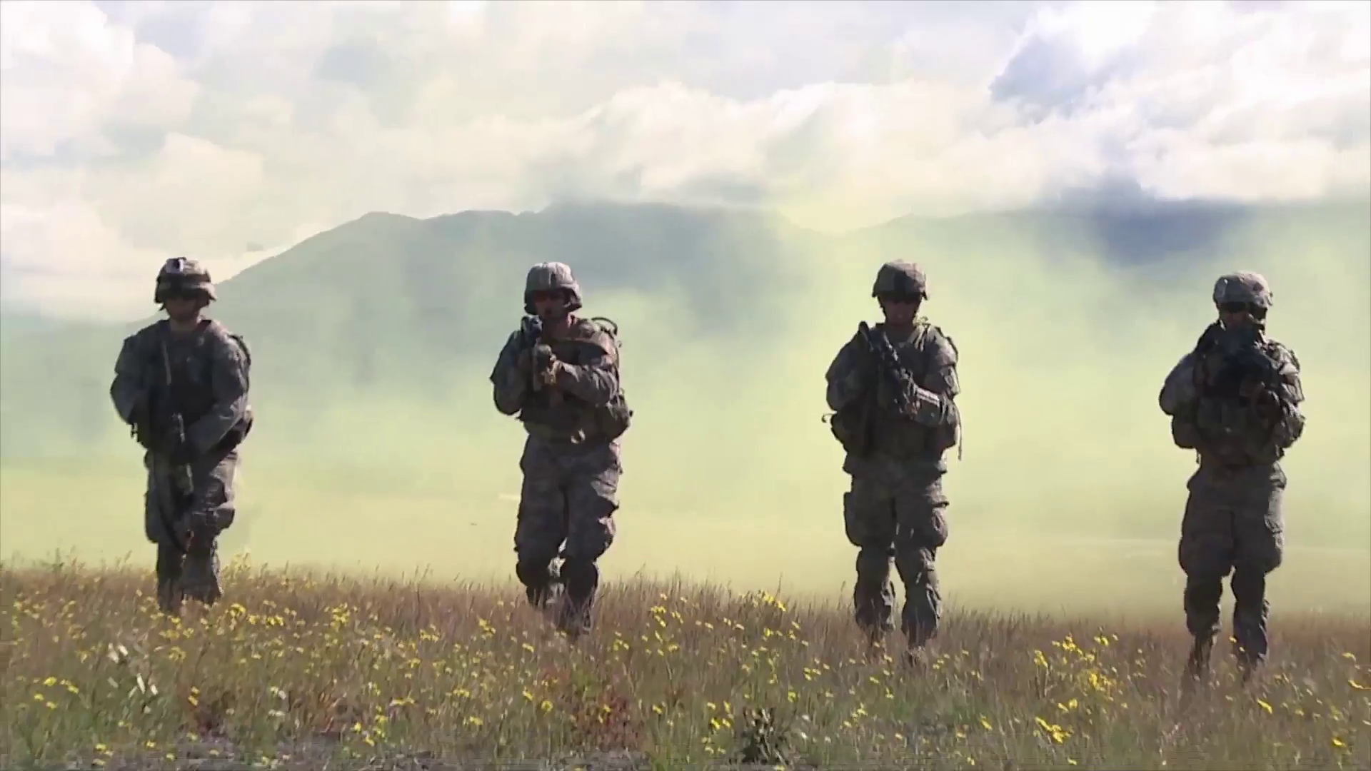 Special Forces Soldiers Walk Towards Camera Stock Footage SBV-301890354 ...
