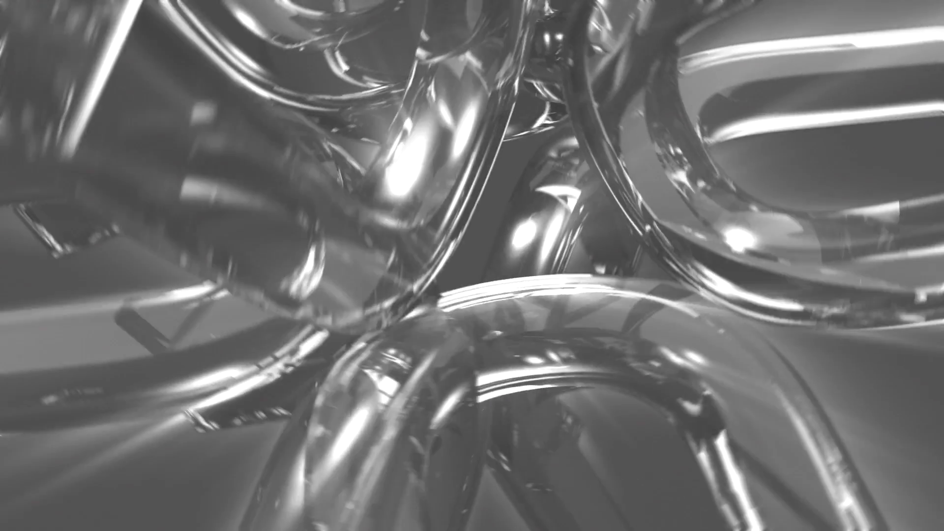 Spinning Silver Abstract Shapes Motion Background 00:07 SBV-300007114 ...