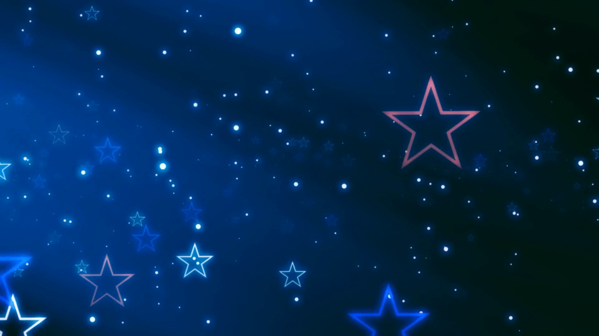 Animated Blue Stars