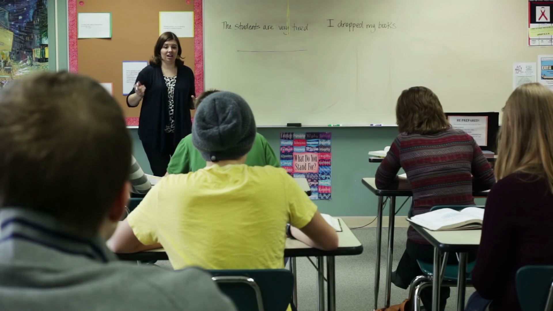 Students Listen To Teacher Talking Stock Footage SBV-300203754 ...