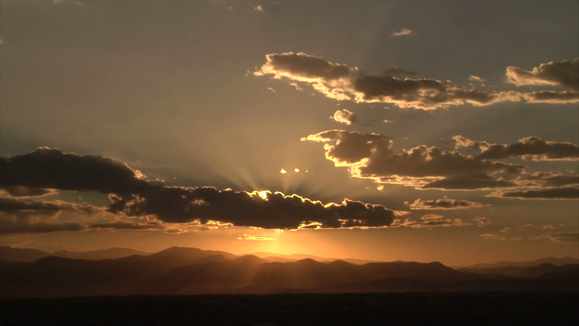 Sun Setting Behind Mountains Stock Footage SBV-300124088 - Storyblocks