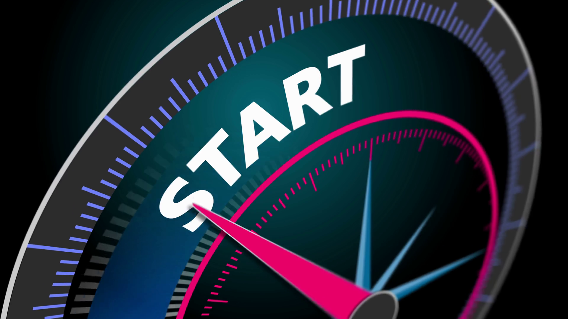 The Speedometer Shows Motion Blur Word Start Stock Motion Graphics SBV ...