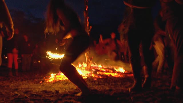 Tribal Fire Dance Stock Footage: Royalty-Free Video Clips - Storyblocks