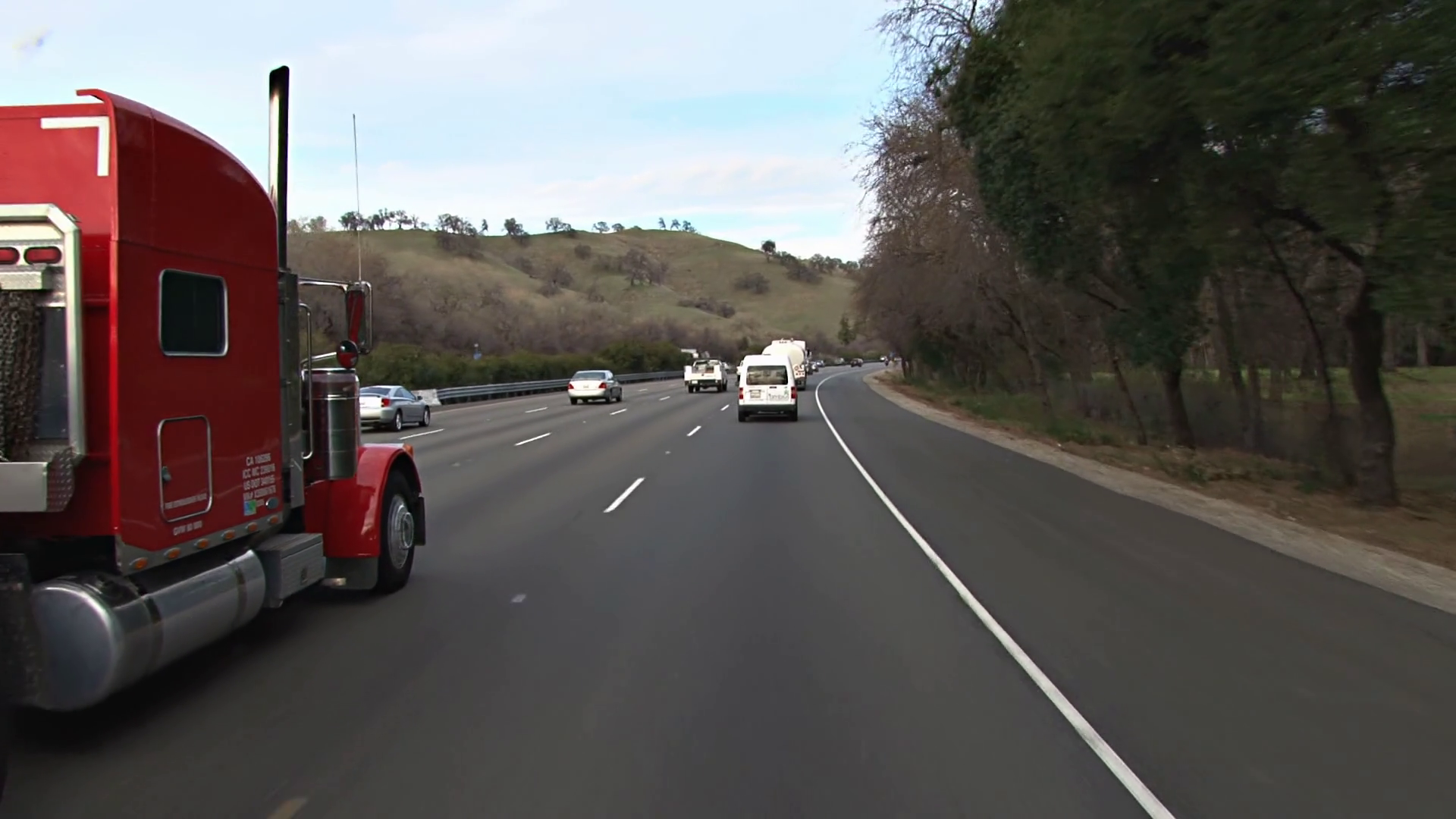 Truck Passing On Highway Stock Footage SBV-300129354 - Storyblocks
