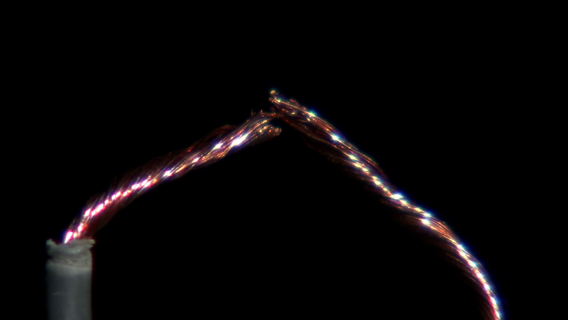 Two Wires Create Spark Touching Stock Footage SBV-300065841 - Storyblocks