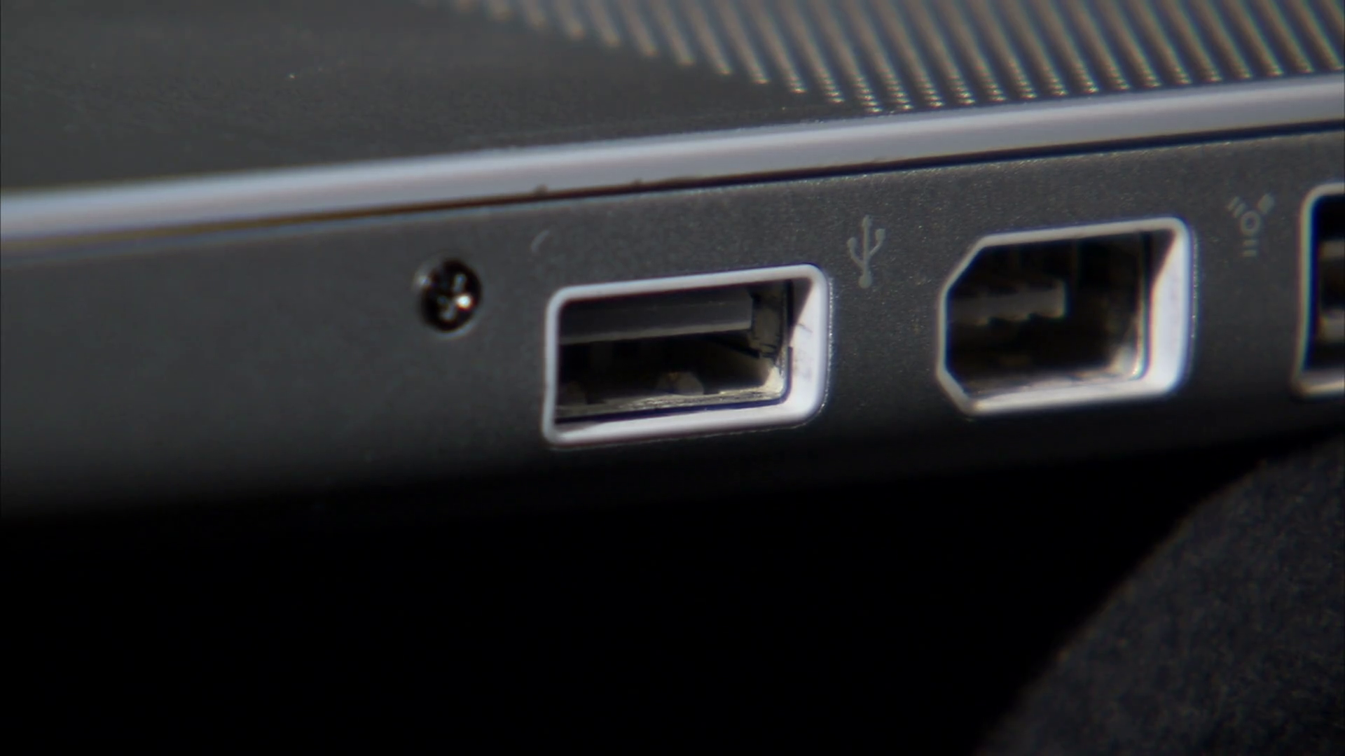 Usb Thumb Drive Plugging Into Laptop Stock Footage SBV-300065604 ...