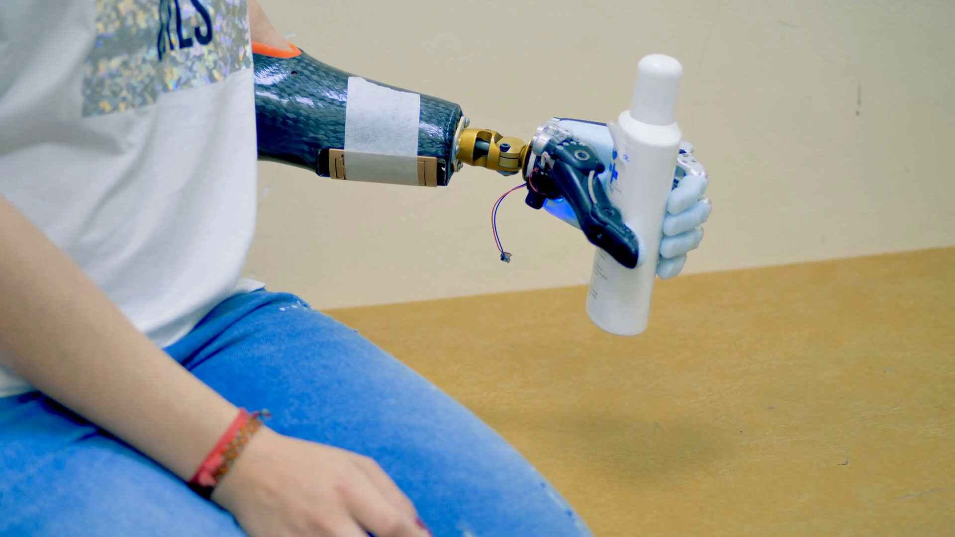 A Disabled Woman Using Robot-assisted Bionic Stock Footage SBV ...