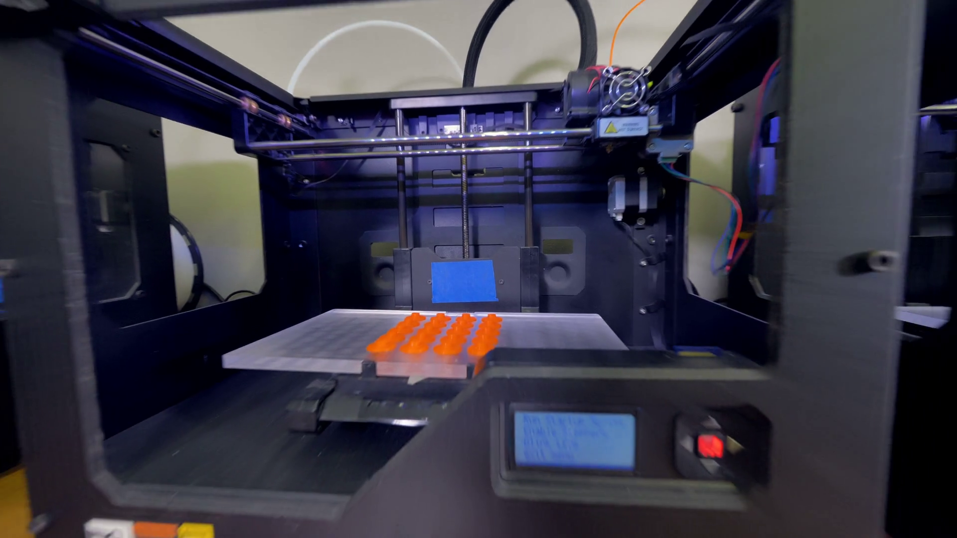 A Man In Charge Of 3d-printing Process Stock Footage SBV-316523895 ...