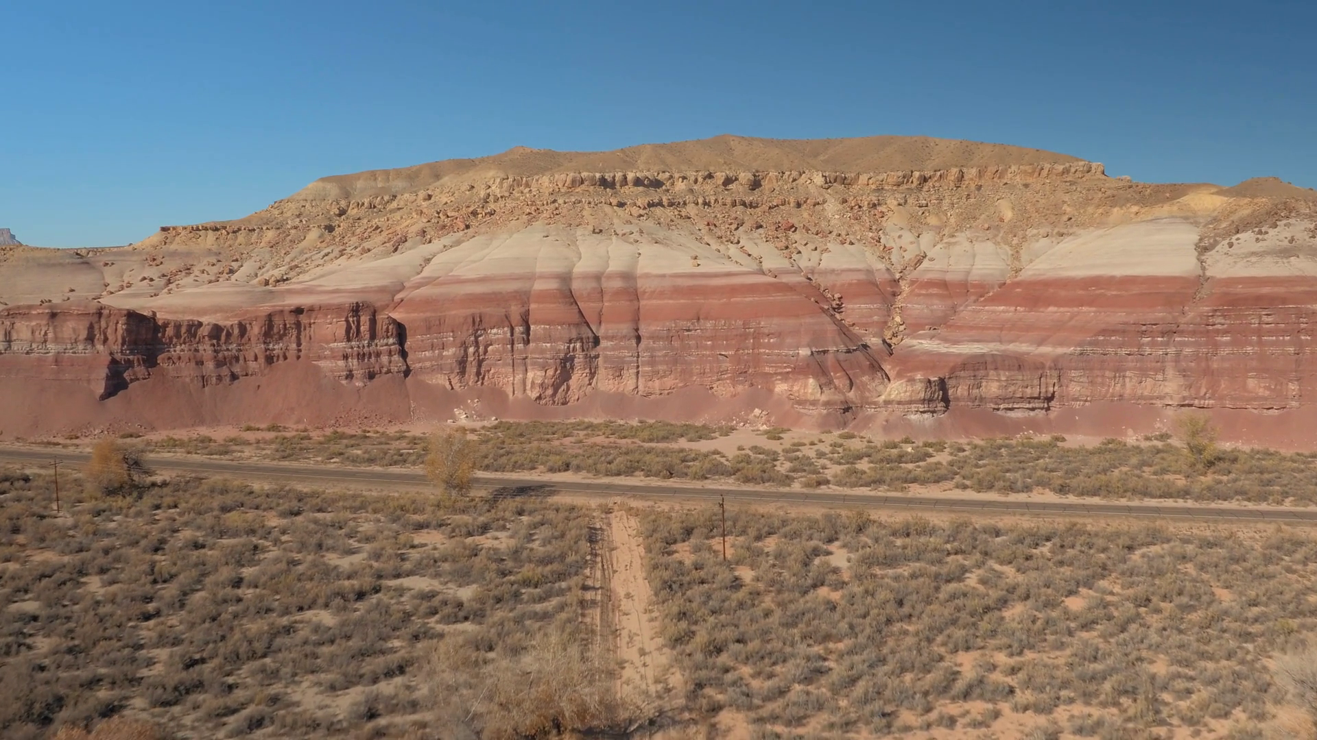 Aerial: Flying Over Red Rock Mesa Mountain Stock Footage SBV-315860969 ...