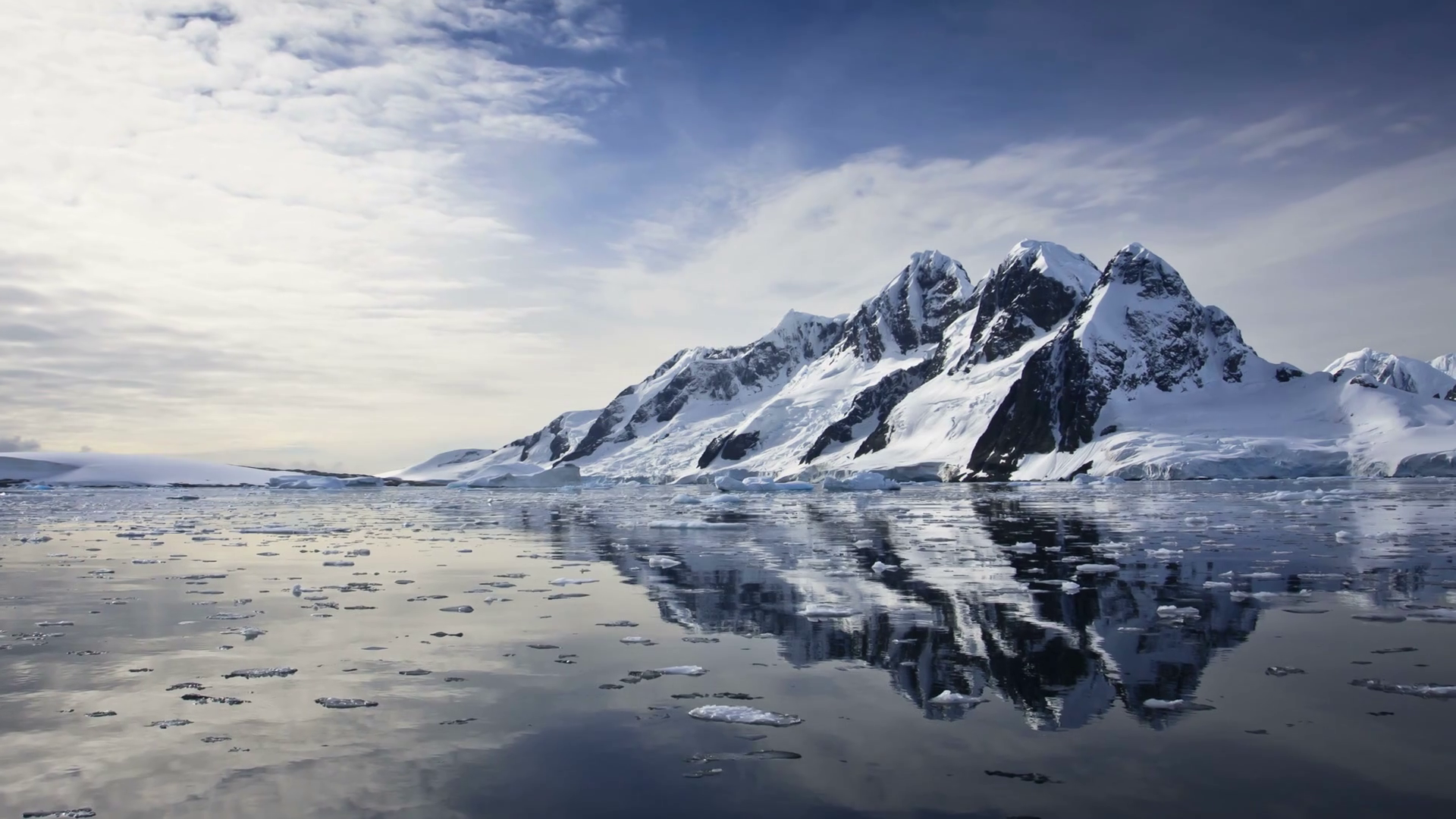 Antarctic Nature Snow-capped Mountains Stock Footage SBV-314124075 ...