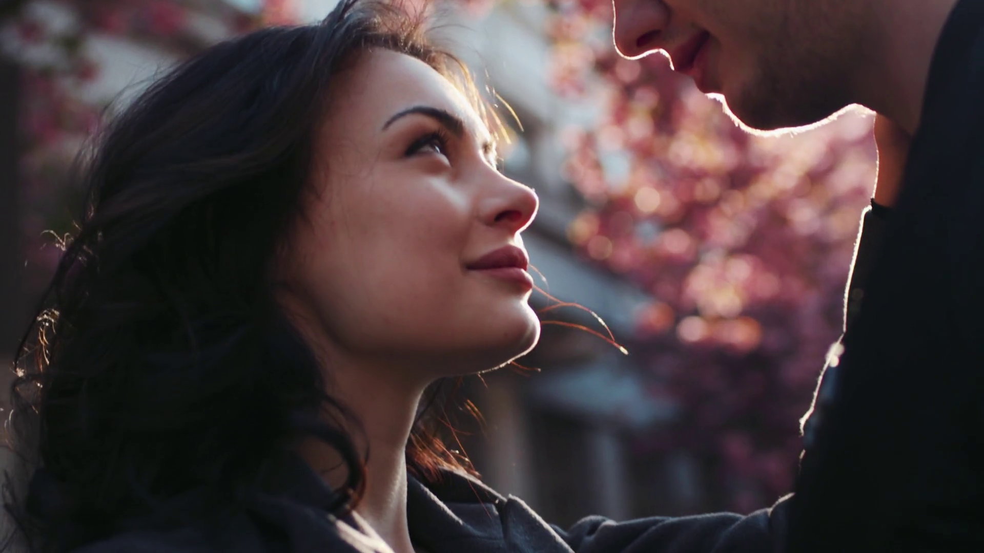 Close-up Of Loving Couple Embracing Kissing Stock Footage SBV-319351041 - Storyblocks