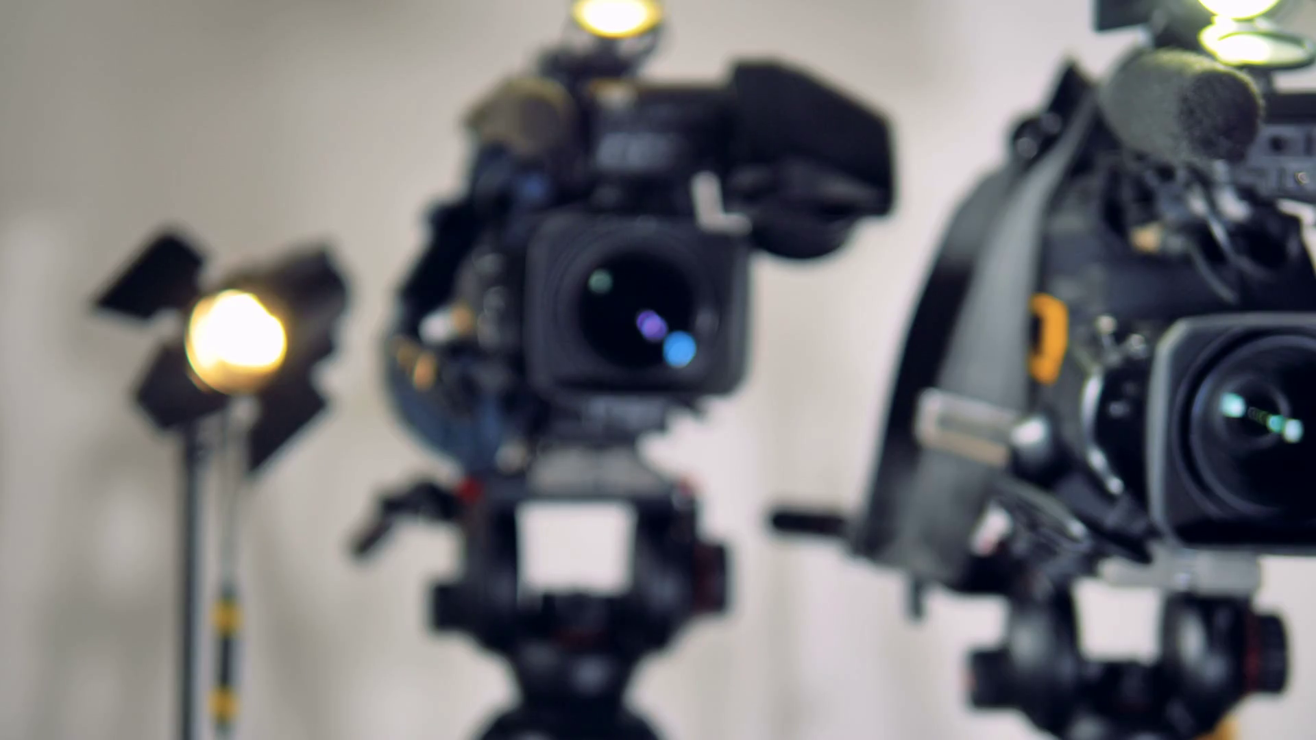 Fast Moving Shot Stops Near Video Camera Stock Footage SBV-318859269 ...