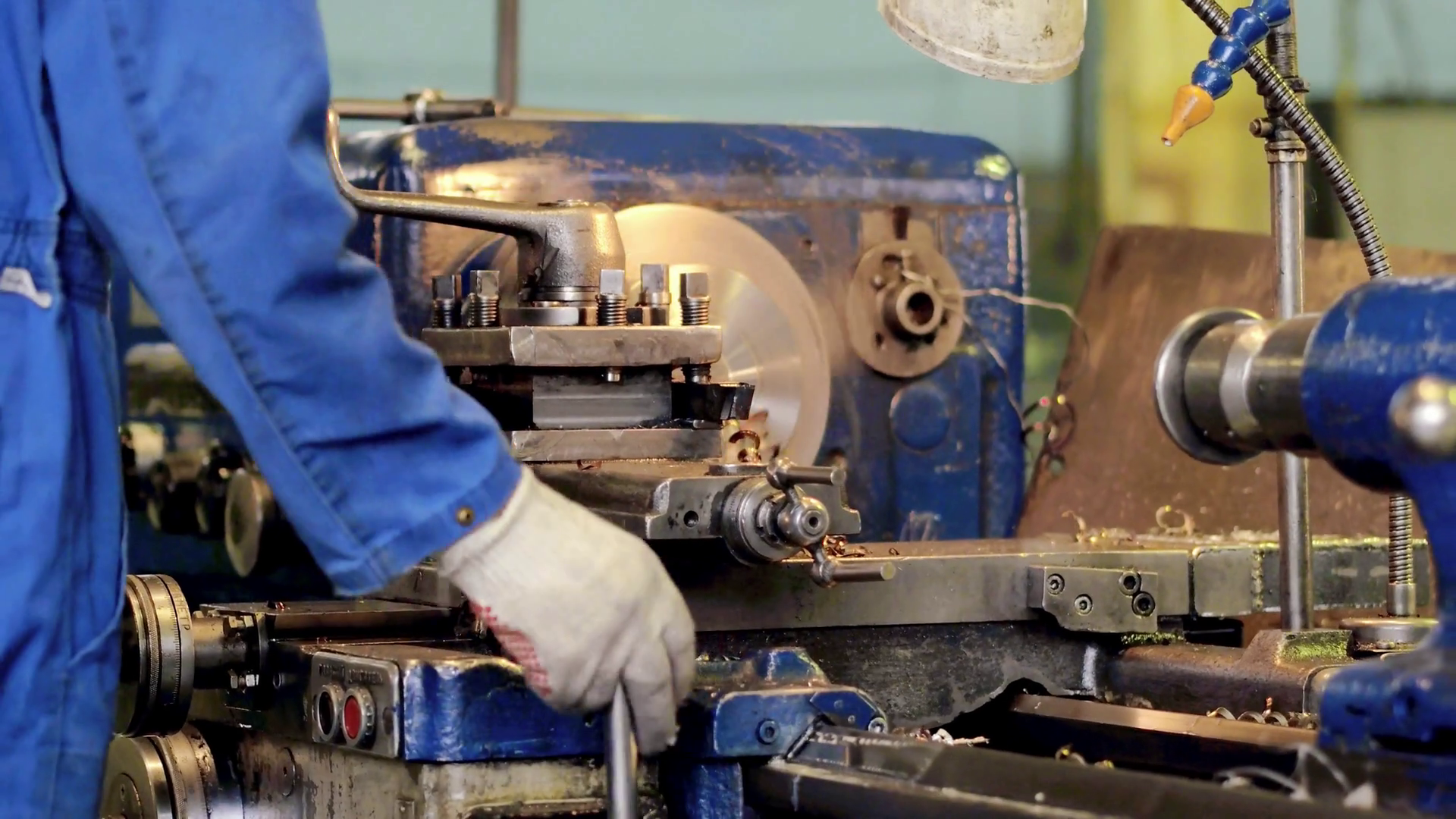 Man Employee Machine Operator Controlling Stock Footage SBV-319757821 ...