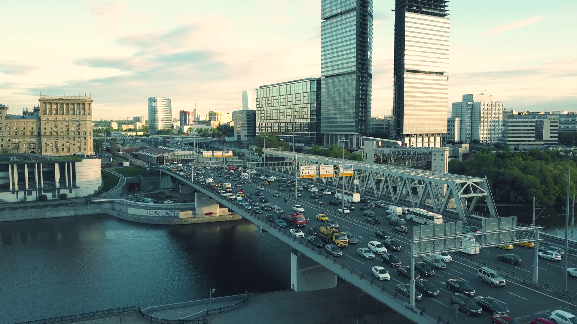 Moscow Russia - May 22 2017 Aerial Shot Of Stock Footage SBV-314948599 ...