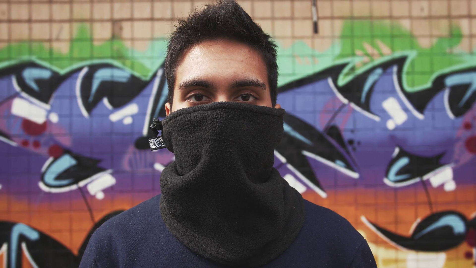 Portrait Of Young Man Graffiti Artist On Stock Footage SBV-323533049 ...