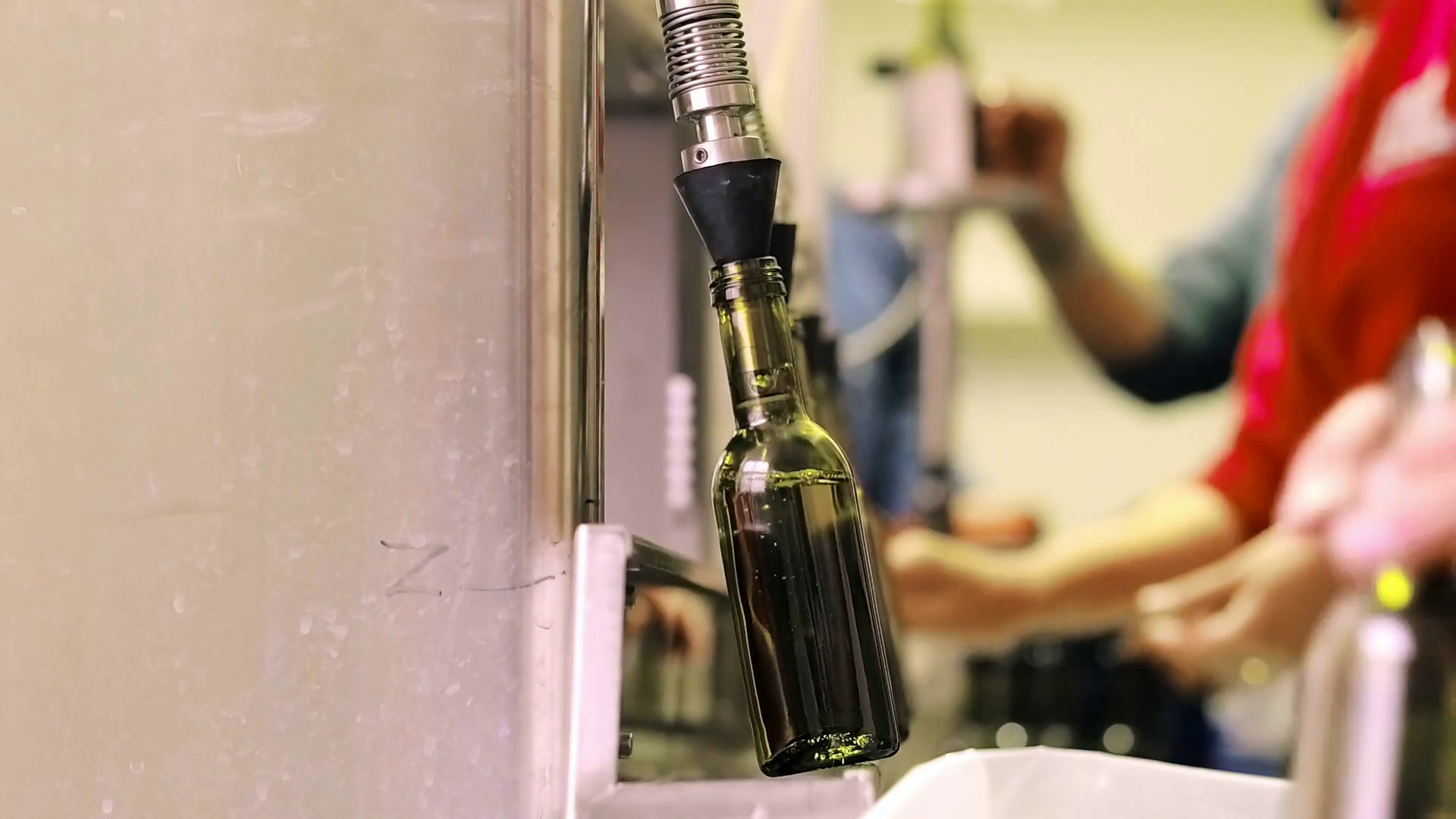 Pouring Wine Bottles At Winery Stock Footage SBV-315723108 - Storyblocks