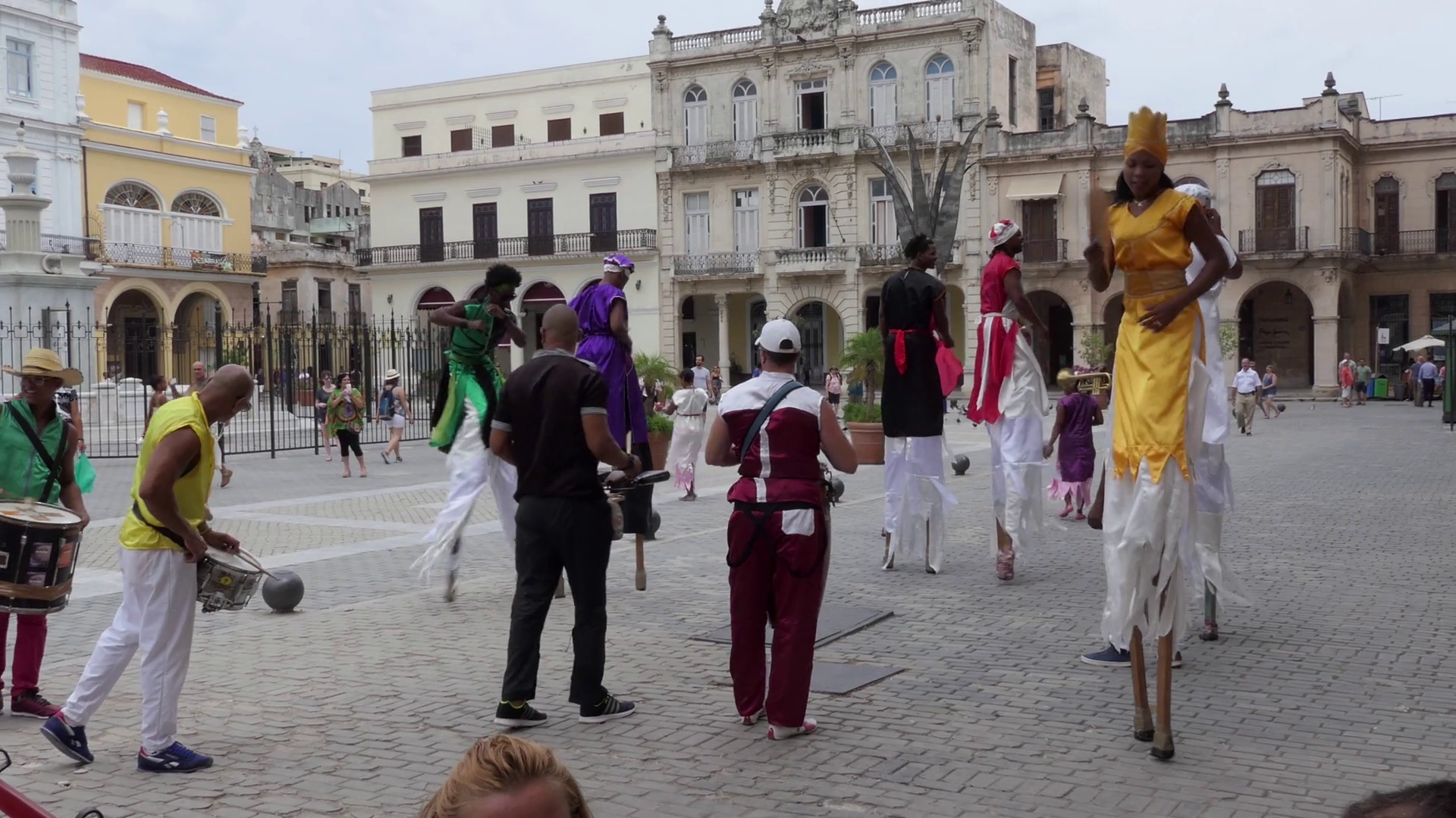Traditional band performing show in the streets of Havana, Cuba. Cuban ...