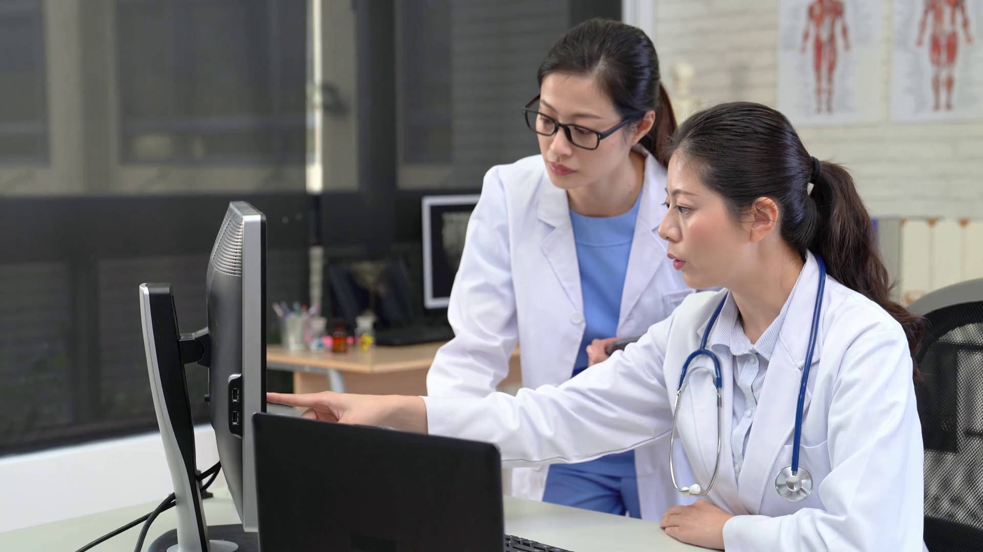 Two Medical Surgical Doctors Consulting Stock Footage SBV-321500208 ...