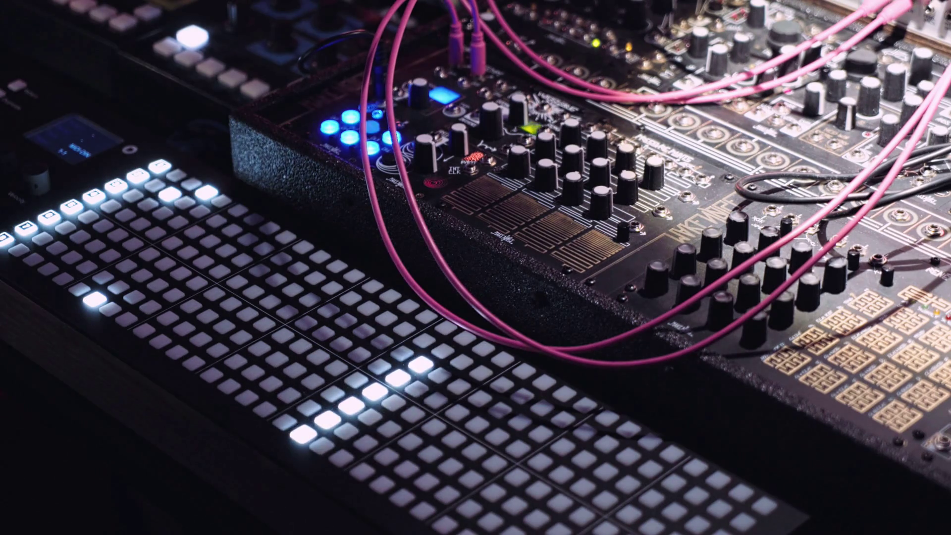 View On Professional Midi Keyboard With Lit Stock Footage SBV-317471588 ...