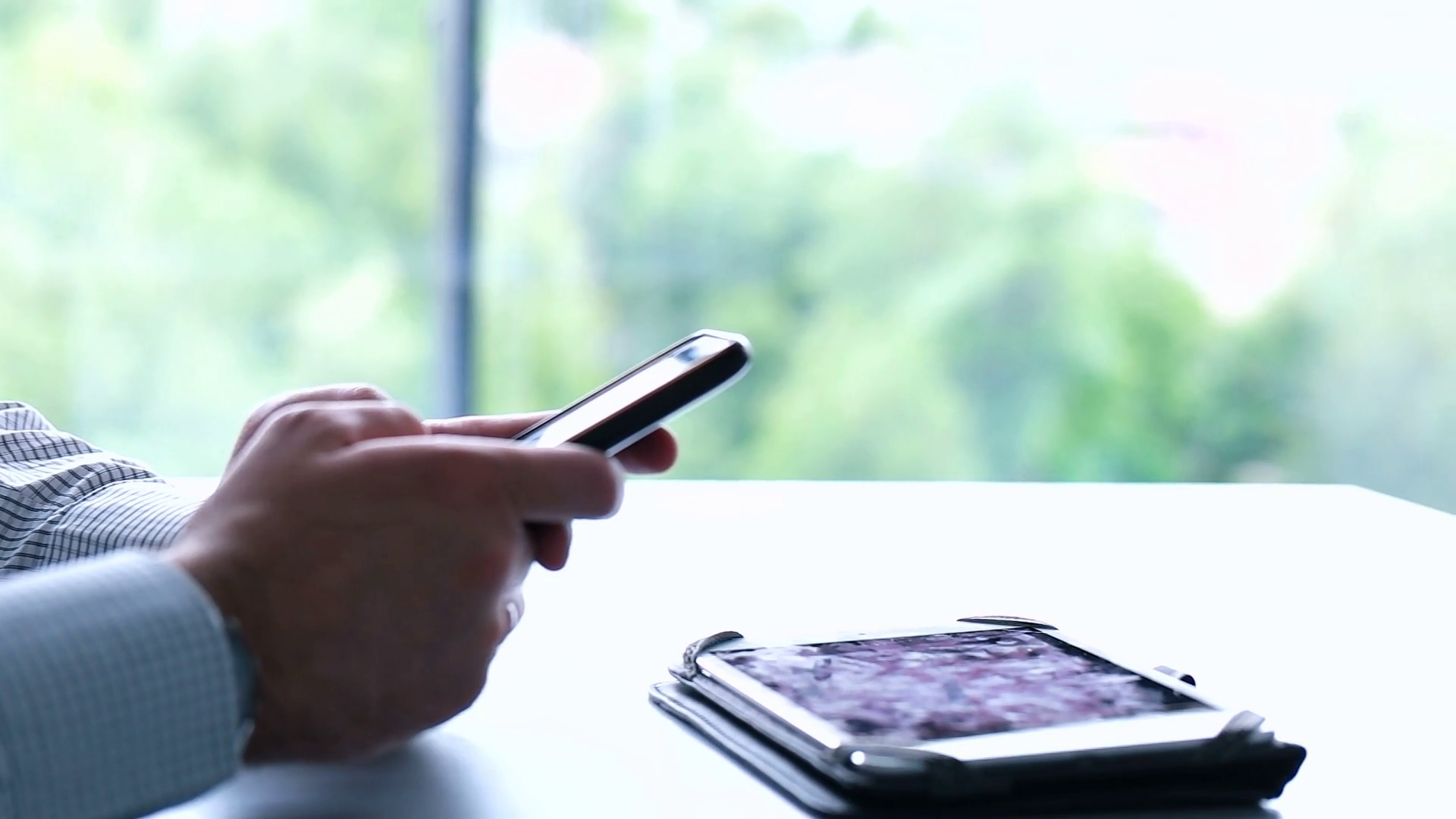 Youth Utilizing Technology In Vibrant Office Stock Footage SBV ...