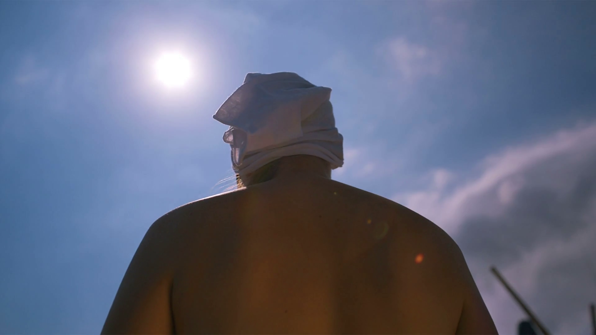 View Of Person Applying Sunscreen To Protect Stock Footage SBV ...