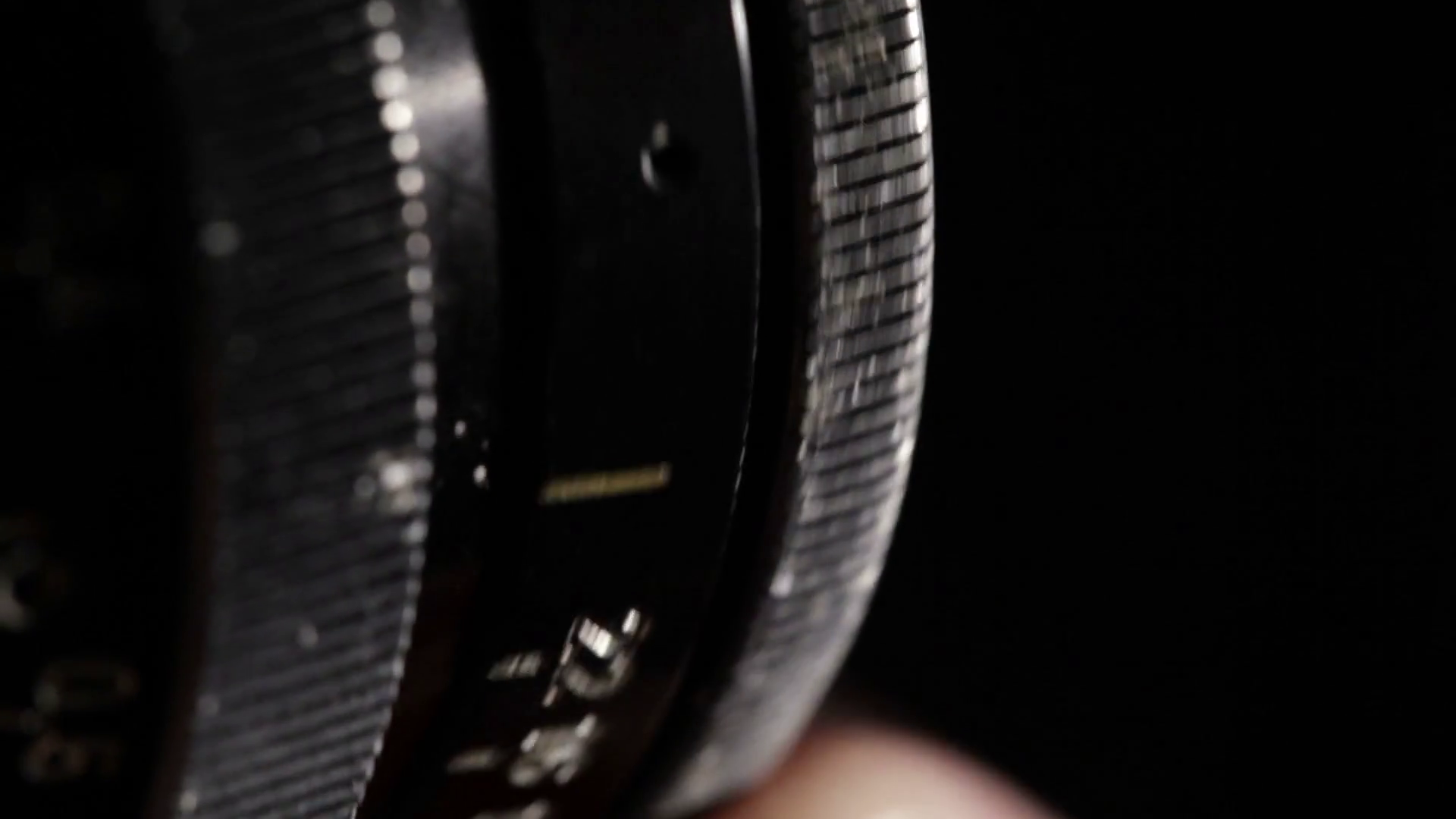 Vintage Film Lens Aperture Ring Macro Shot Stock Footage SBV-300220038 ...