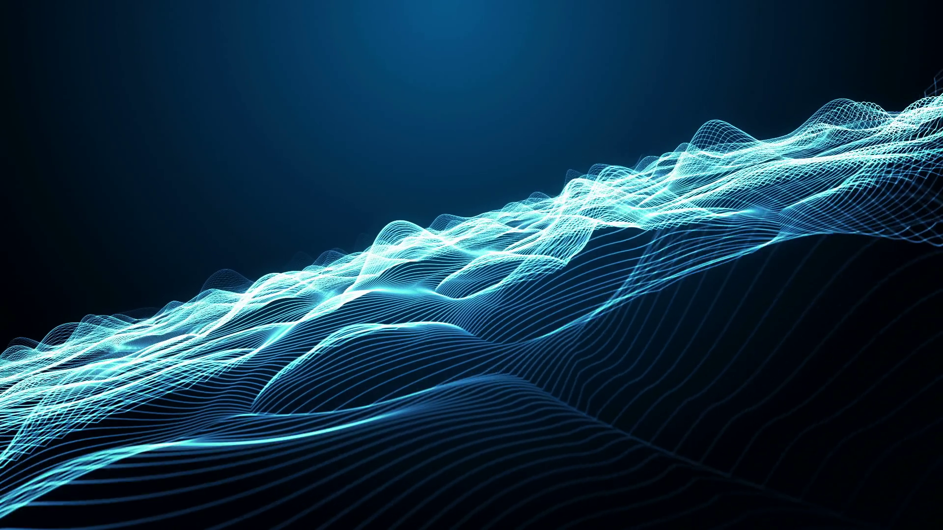 Virtual Wireframe Landscape Flight Stock Motion Graphics SBV-302900603 ...