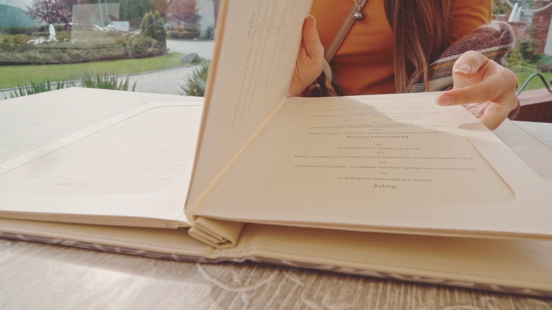 Young Woman Reading Menu At Outdoor Cafe Stock Footage SBV-304886117 ...