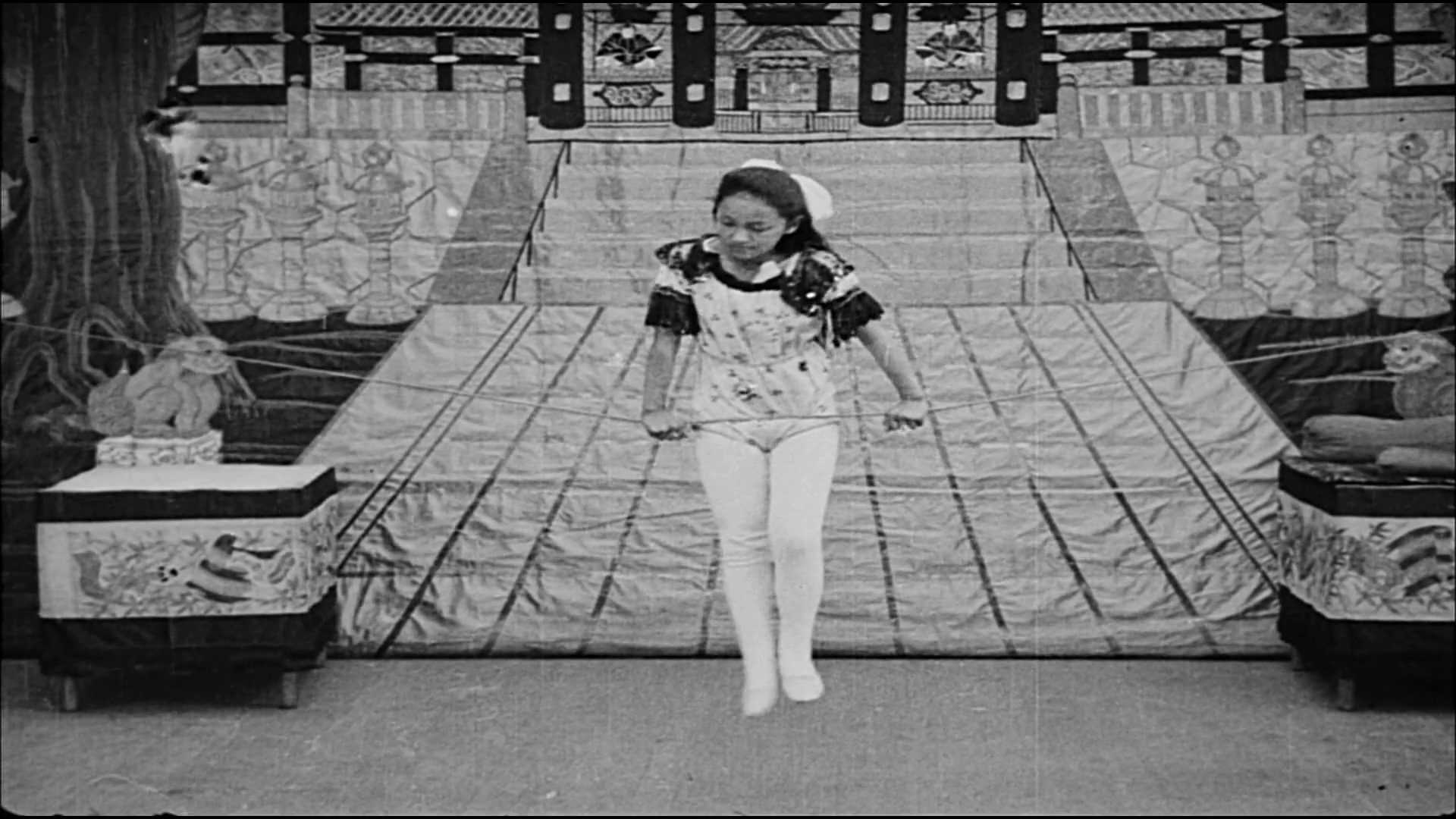 Skilled Japanese Performer On Tight Rope Stock Footage SBV-300125317 ...