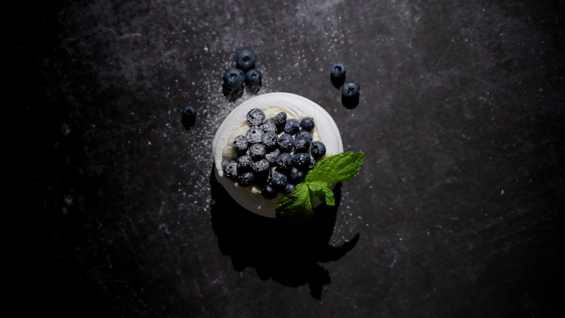 Mini Meringue Dessert Pavlova Cake With Stock Footage SBV-347140622 ...