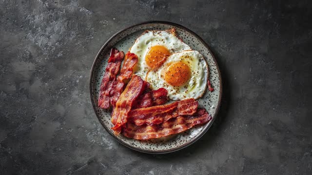 Egg And Bacon Stock Footage: Royalty-Free Video Clips - Storyblocks