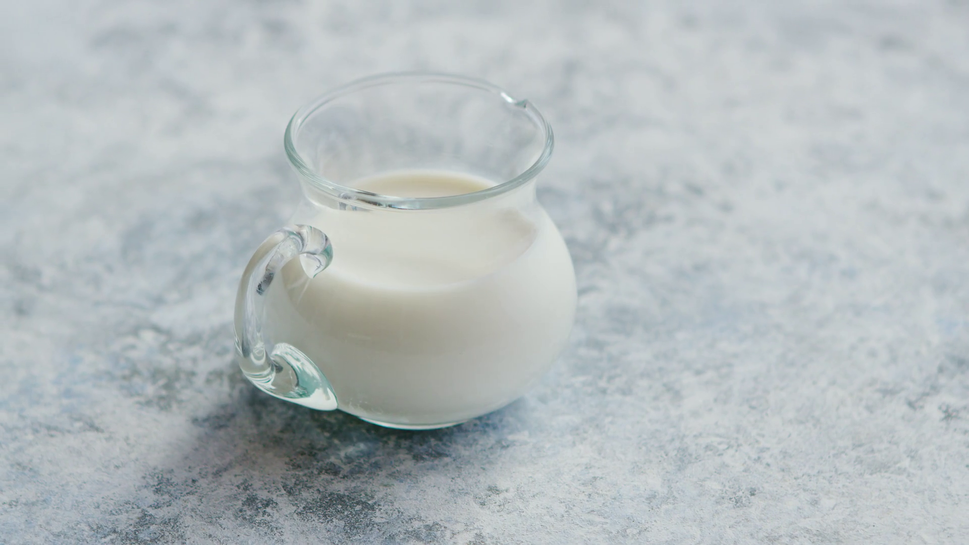 Closeup Shot Of Small Glass Cream Pitcher Stock Footage SBV-327396154 ...