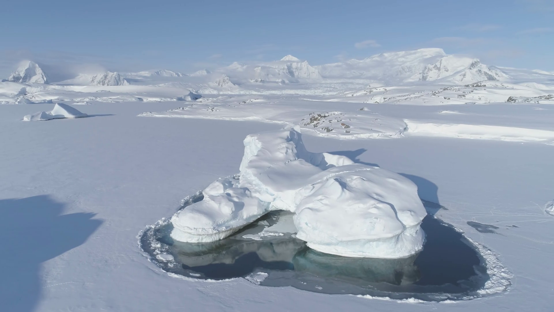 Melting Ice - Iceberg Frozen Antarctica Stock Footage SBV-348390427 ...