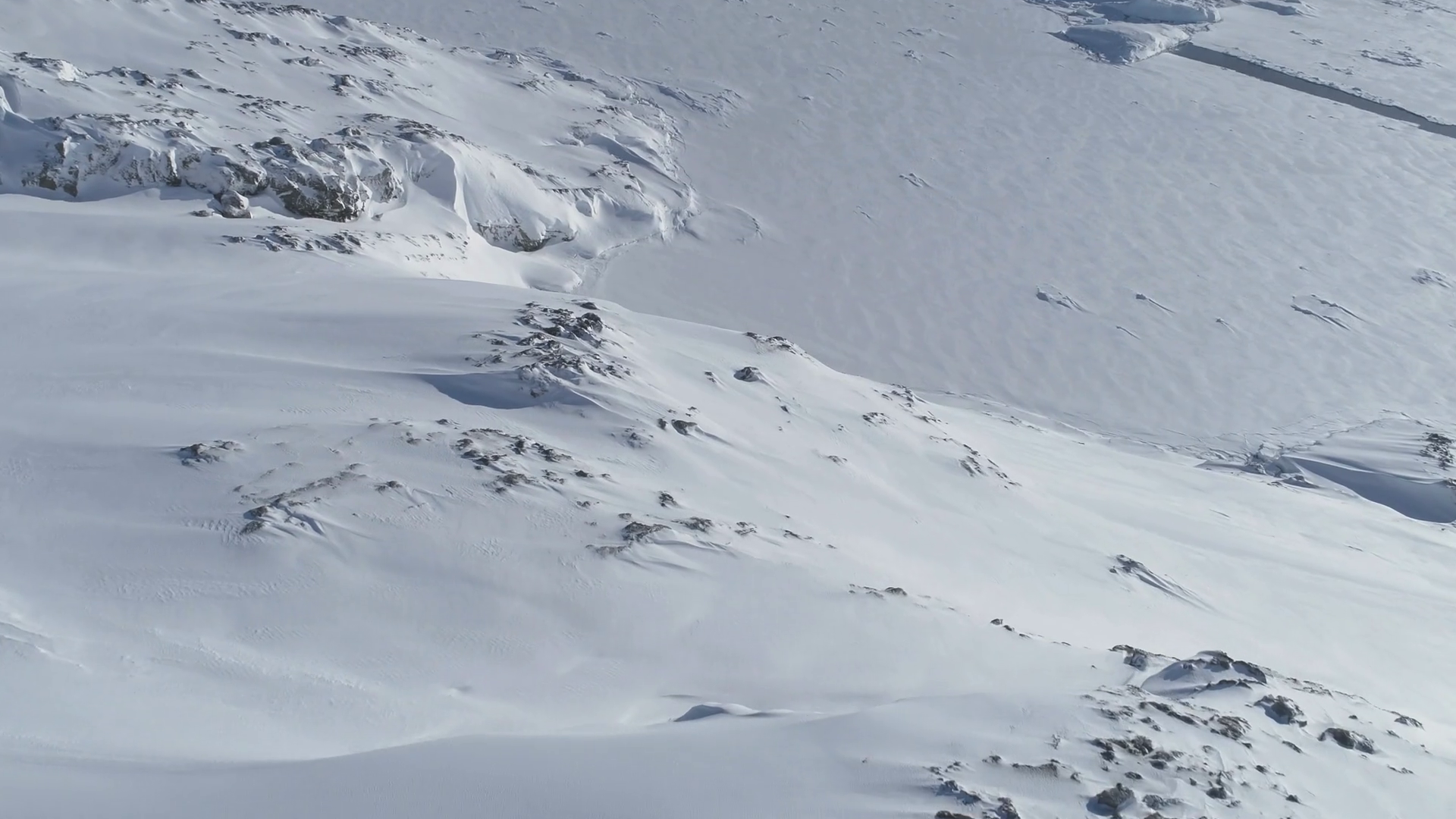Antarctica Winter Snow Mountain Aerial View Stock Footage SBV-348390730 ...