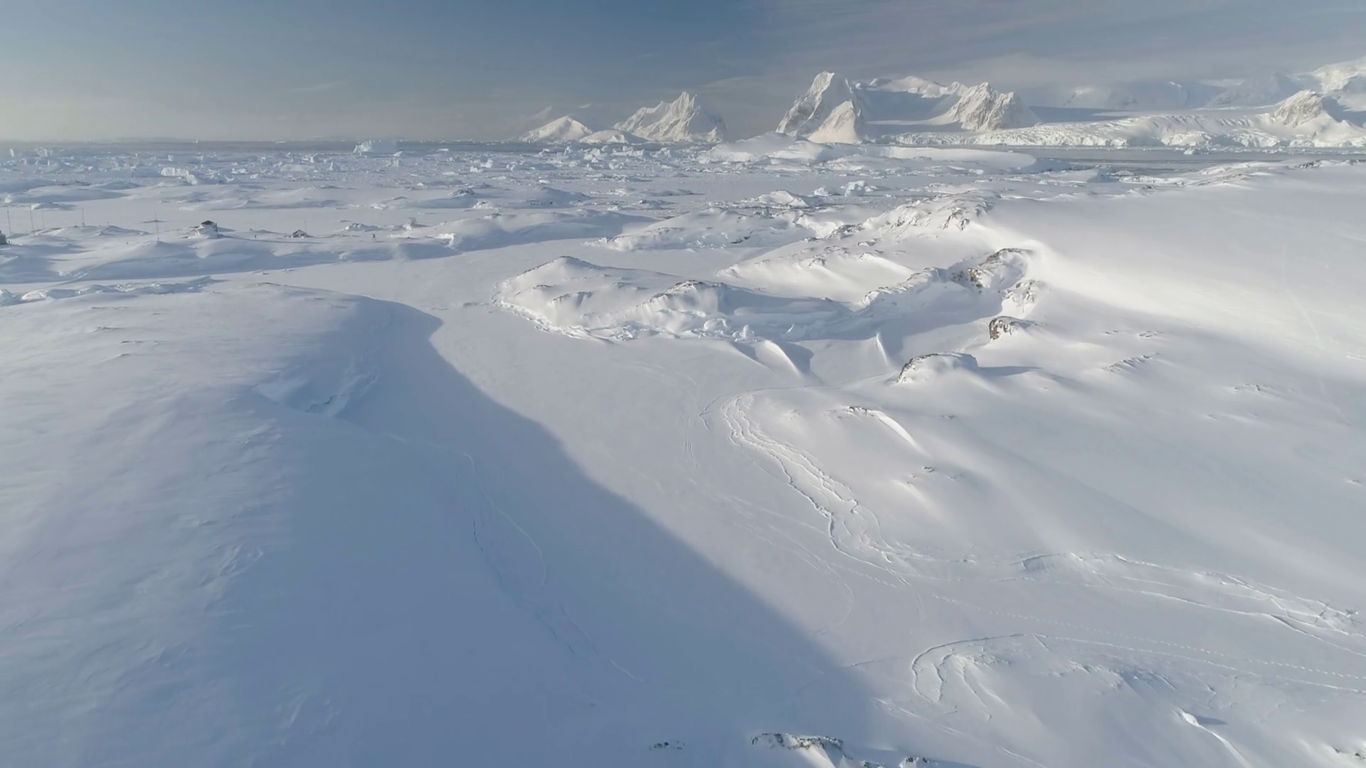 Antarctica Aerial Majestic Landscape Drone Stock Footage SBV-348390677 ...