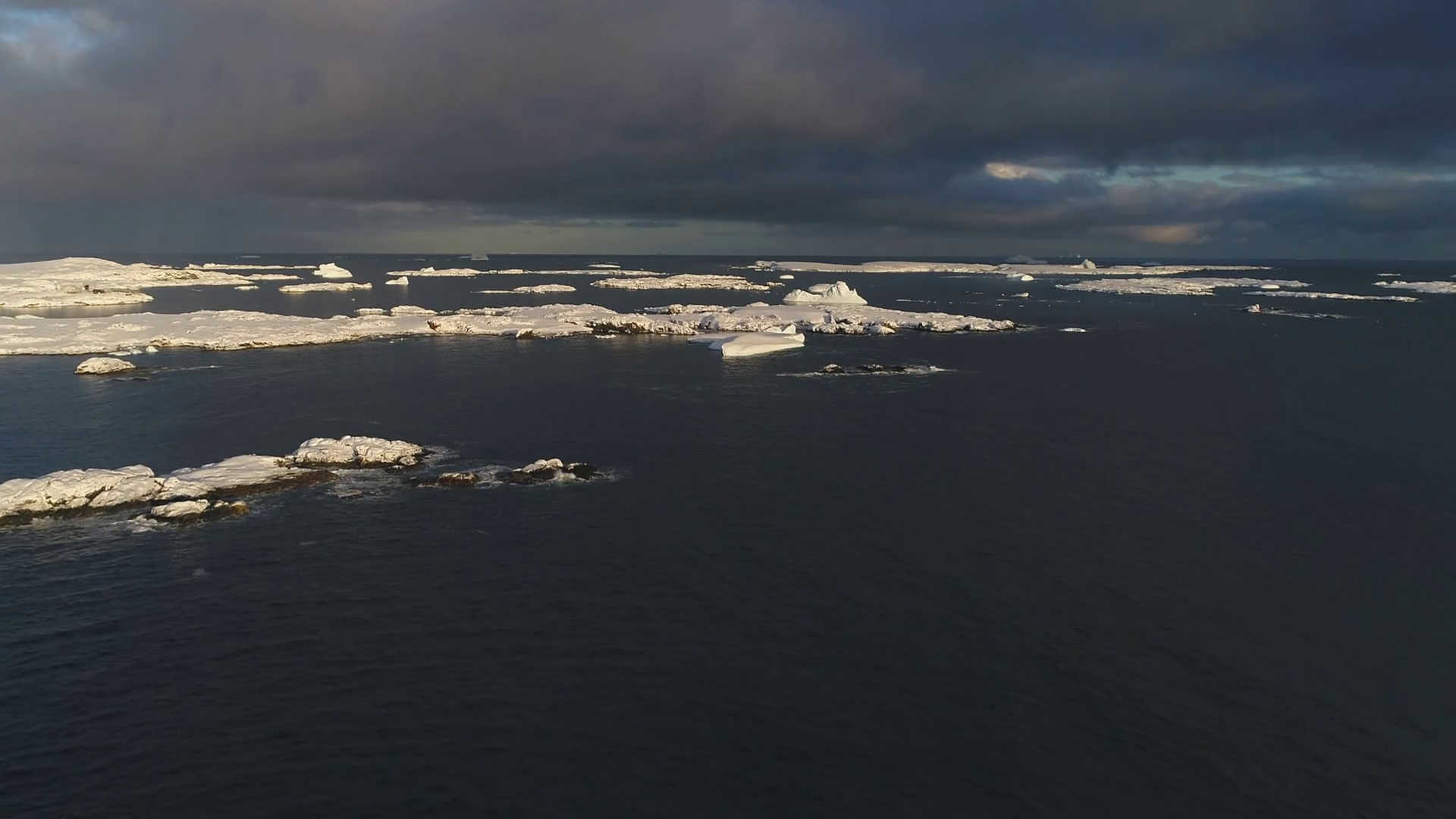 Antarctica Aerial Front View Over Snowy Stock Footage SBV-348386241 ...