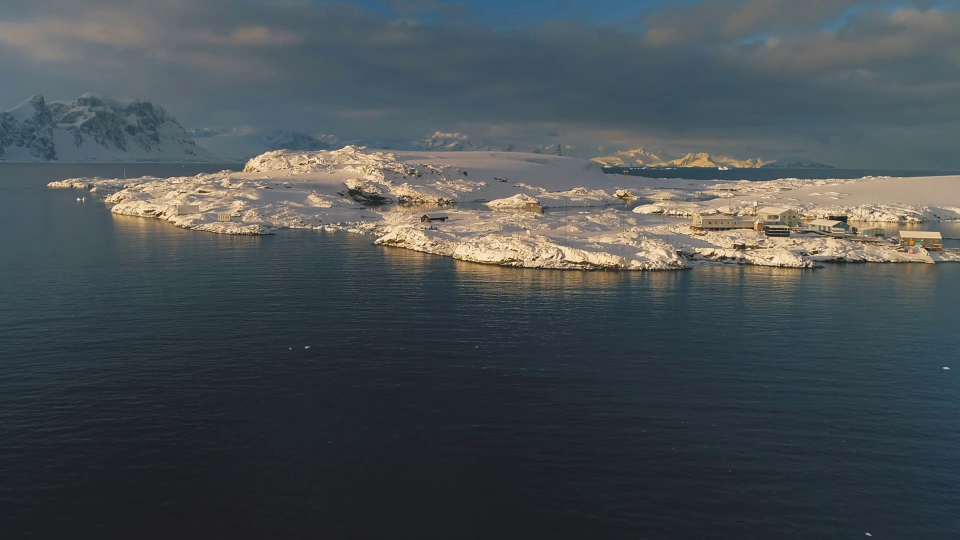 Drone View Above Antarctic Polar Station - Stock Footage SBV-348386275 ... Drone View Above Antarctic Polar Station - Stock Footage SBV-348386275 ...