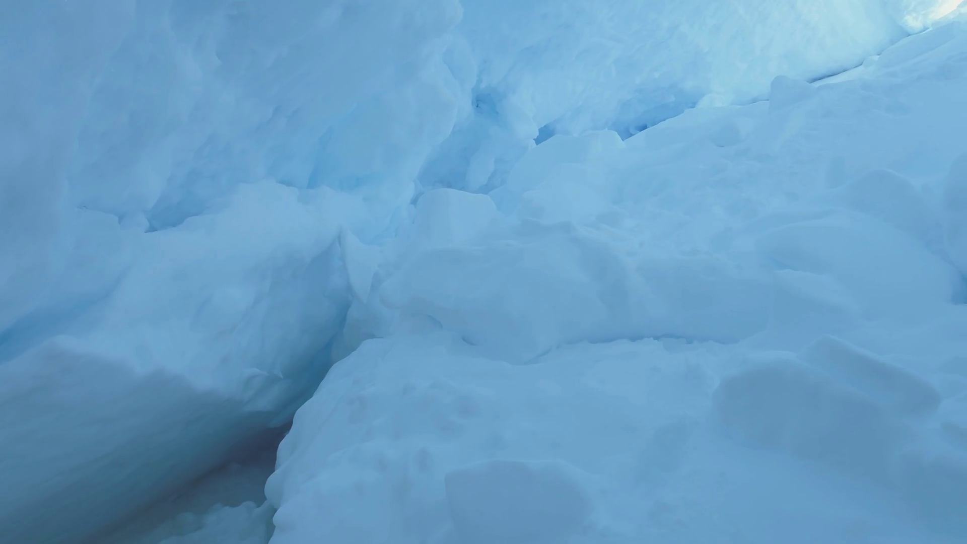 Ice Snow Covered Cave Of Antarctica Winter Stock Footage SBV-348390777 ...