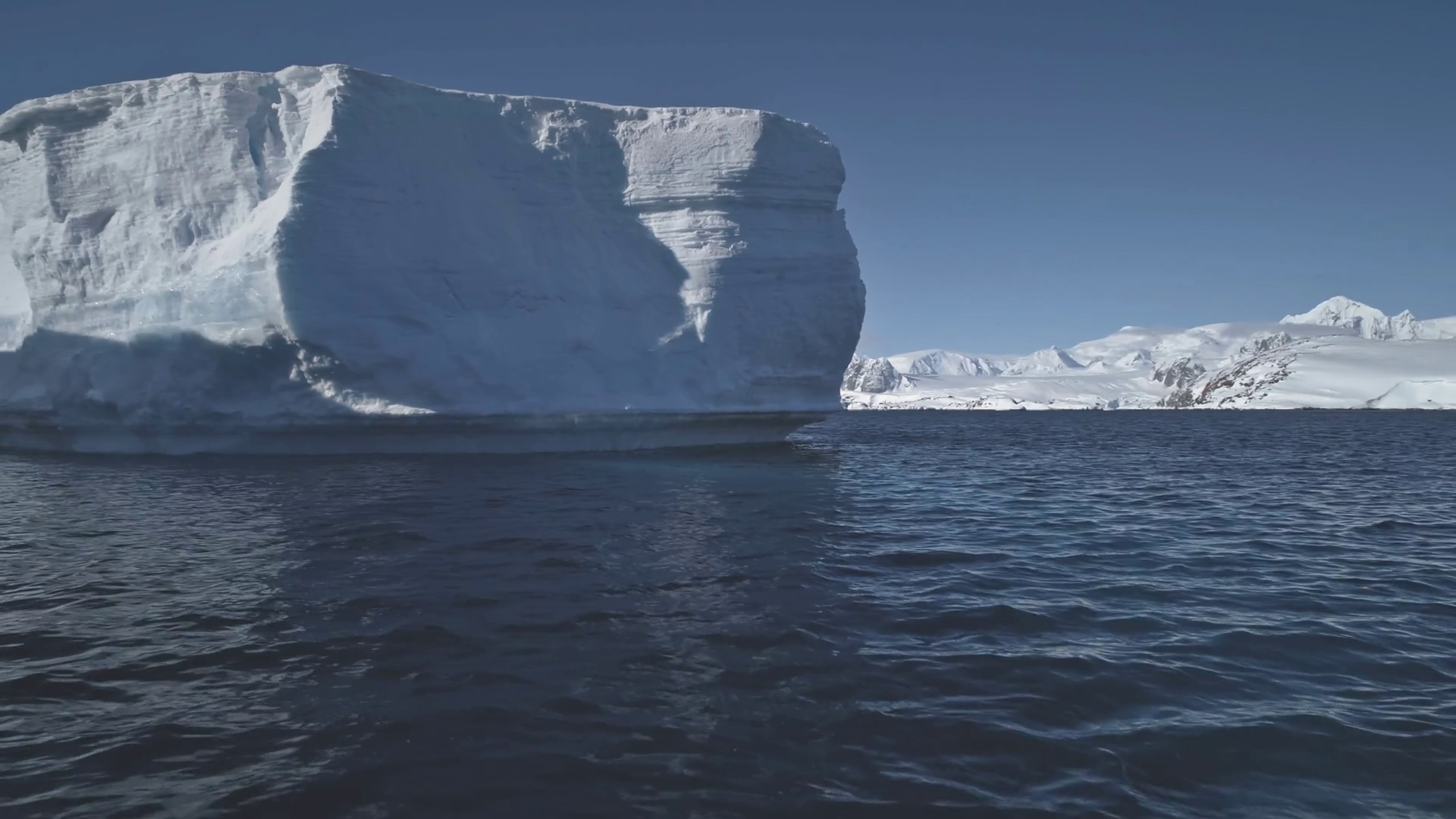 Antarctica Aerial Flight Over Polar Ocean To Stock Footage SBV ...