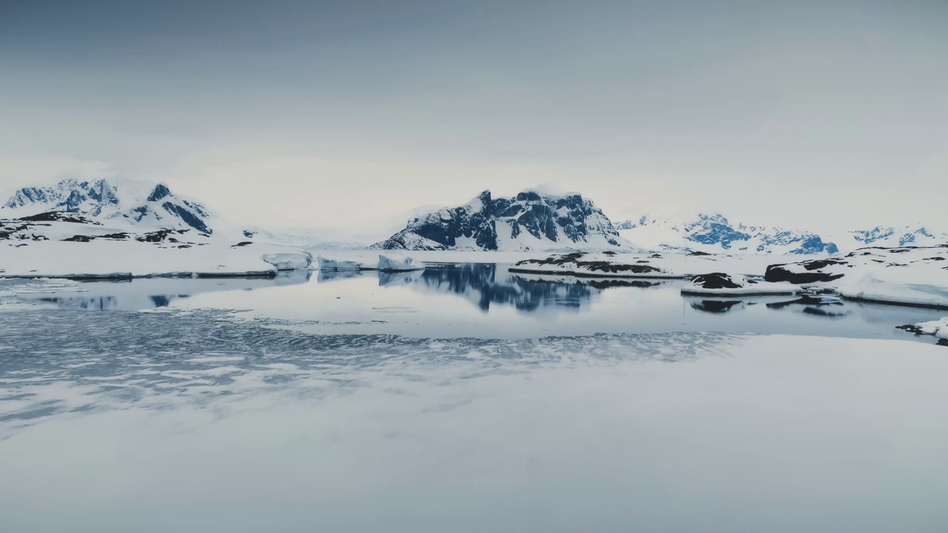Dramatic Aerial Flight Over Antarctica Stock Footage SBV-348411388 ...