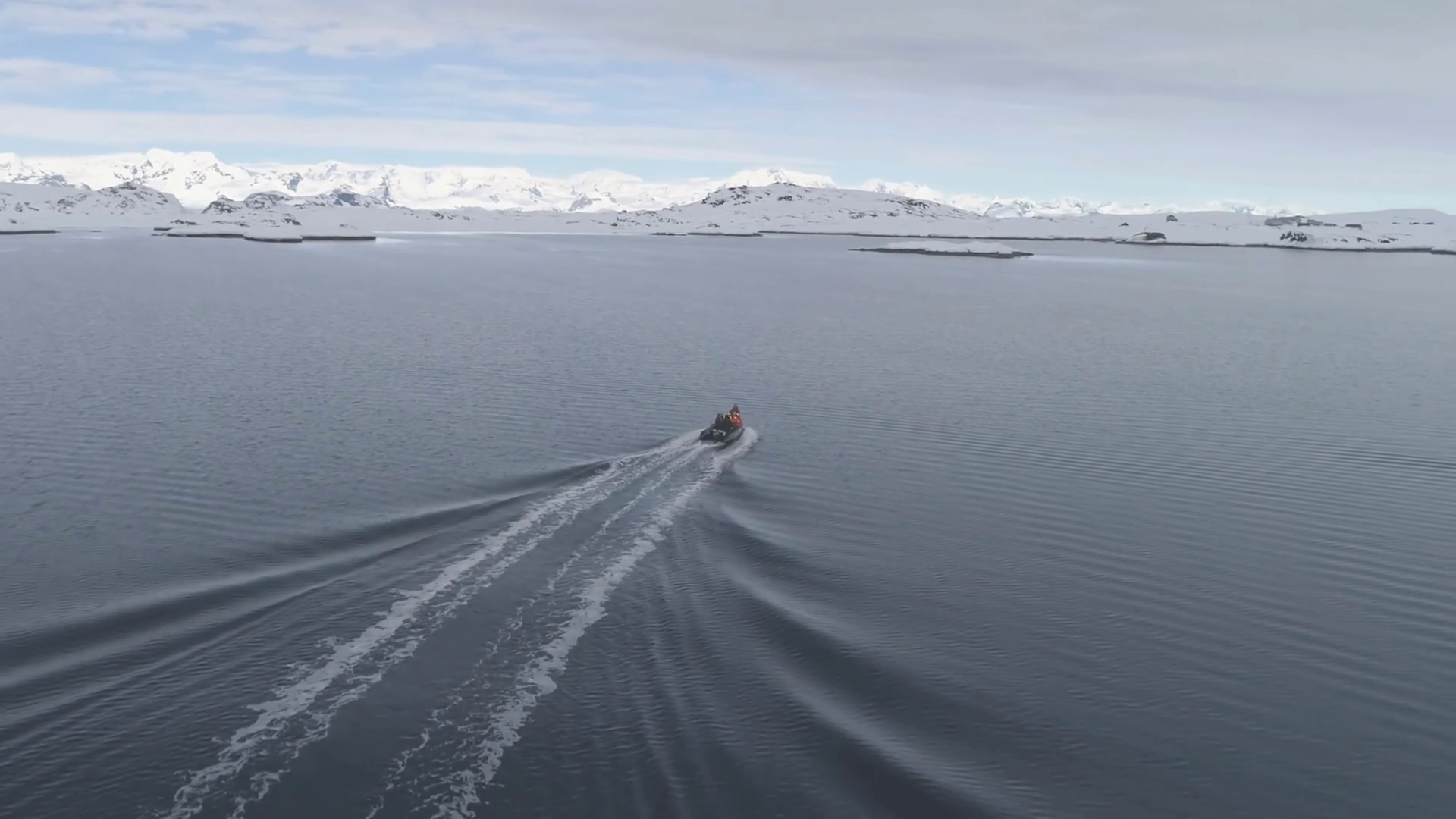 Fast Moving Boat In Polar Ocean Antarctica Stock Footage SBV-348798422 ...