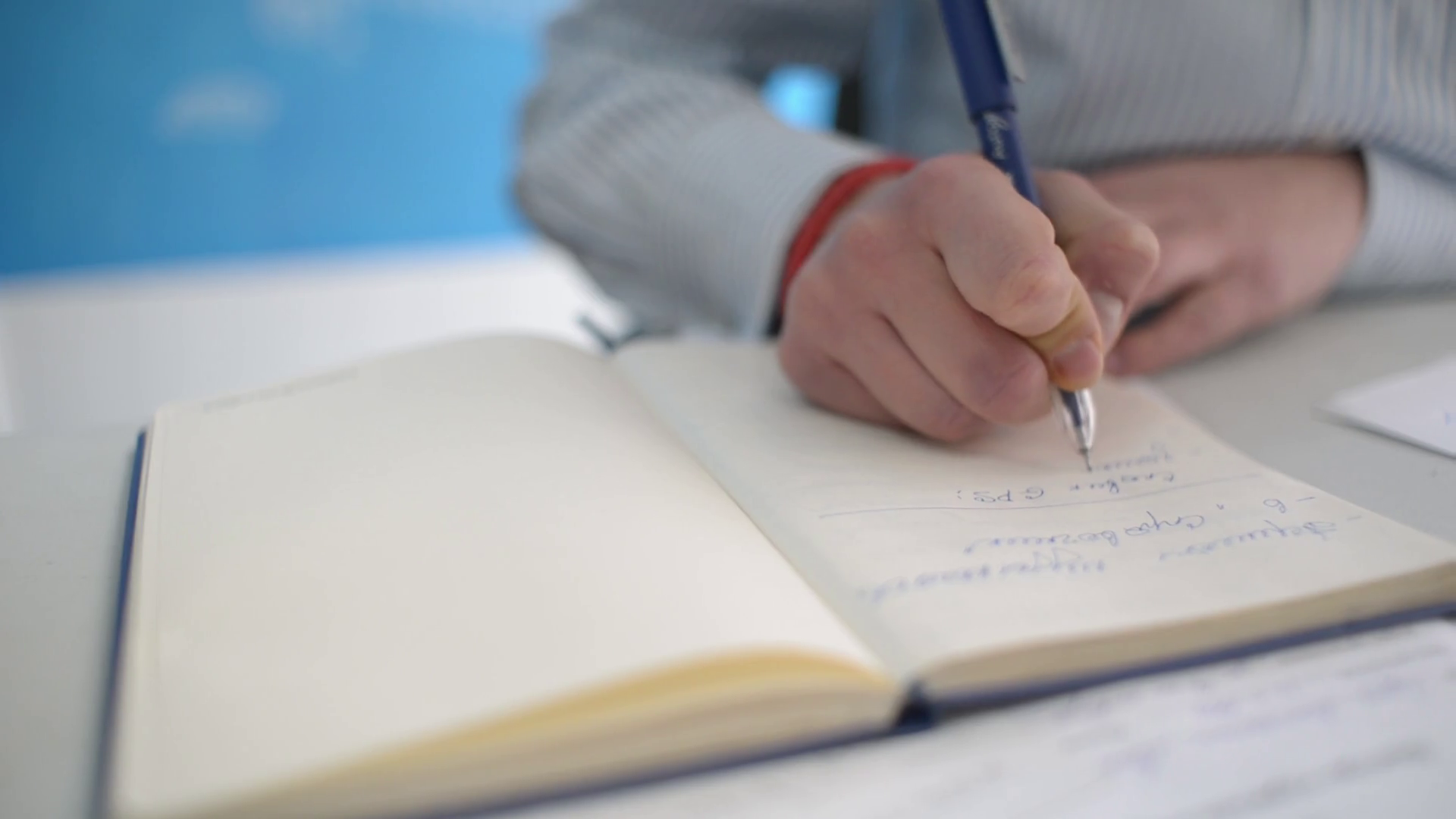 Business Woman Hand Make Write Notes In Stock Footage SBV-311407376 ...